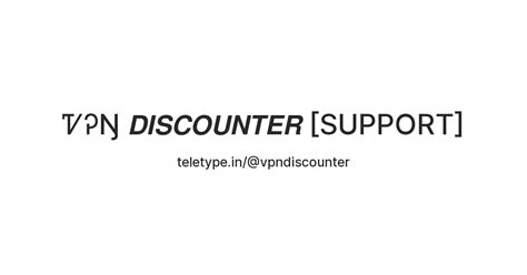 ᏤᎮŊ 𝘿𝙄𝙎𝘾𝙊𝙐𝙉𝙏𝙀𝙍 Support — Teletype