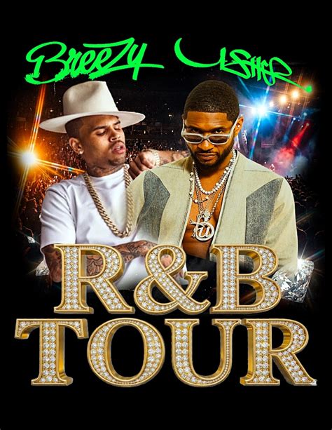 Chris Brown Usher Randb Tour Png Digital Download Etsy