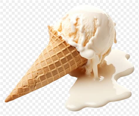Png Melting Vanilla Ice Cream Premium Png Rawpixel