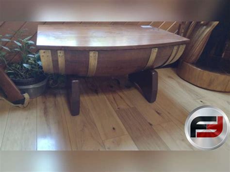 Half Barrell Table With Flip Up Top Made In Italy Freije And Freije