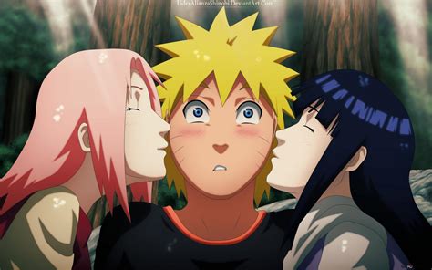 Naruto Shippuden Naruto Uzumaki Sakura Haruno Hinata Hyuga 2k