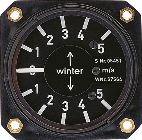 Winter Vane Type Variometer Housing Ø 57 Mm Siebert Luftfahrtbedarf