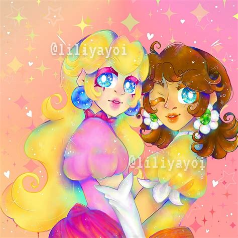 Princess Peach And Daisy Fan Art