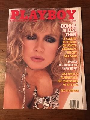 Playboy November 1989 Magazine Donna Mills Jimmy Hoffa Sex In Cinema Ebay