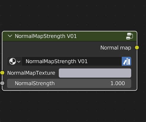 Artstation Blender Normal Map Strength Node Resources