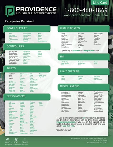 Line Card Pdf