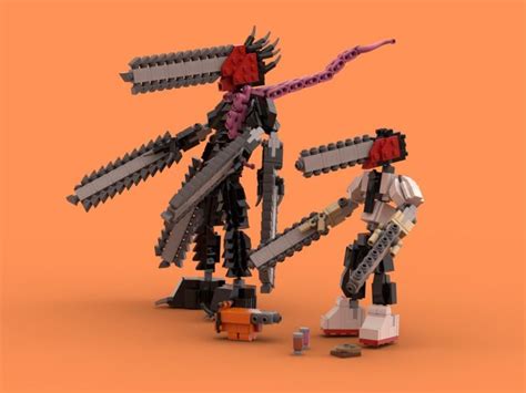 The Chainsaw Devil Made From Lego R Chainsawman