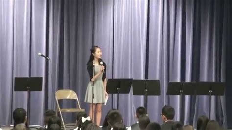 Victorias 8th Grade Graduation Speech 6 5 2014 Youtube