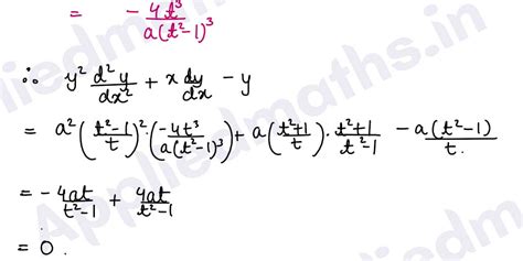 Class 12 Cbse Applied Maths Differentiation Exercise 54