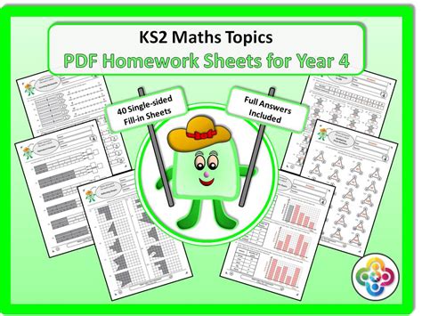 Maths Homework Year 4 Teaching Resources