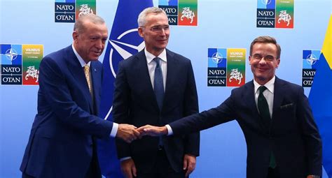 Otan Los Líderes De La Otan Empiezan A Llegar A Vilna Para La Cumbre
