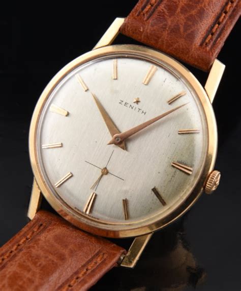 1960s Zenith In 18k Gold Watches To Buy Vintage For Sale