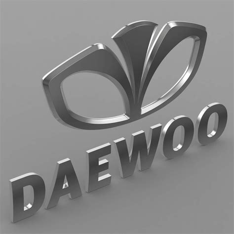 Daewoo Logo 3d Model By 3dlogoman