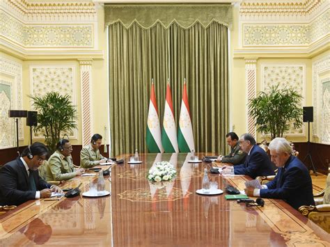Emomali Rahmon Spoke With General Sahir Shamshod About The Prospects Of Cooperation Between