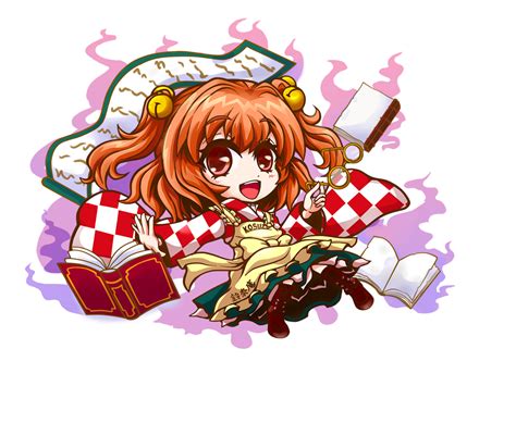 Kiki Fushigi Motoori Kosuzu Touhou 1girl Apron Bell Book