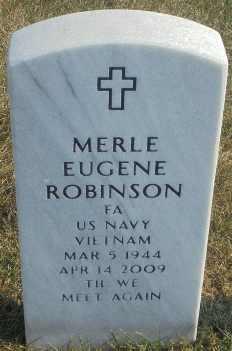 Fa Merle Eugene Robinson 1944 2009 Find A Grave Memorial