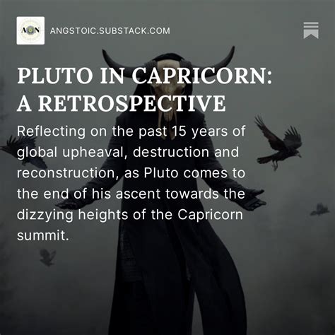 Plutos Shift From Capricorn To Aquarius The Devouring Force Of Techno Capitalism