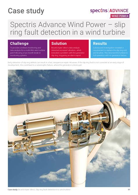 Spectris Advance Wind Power Slip Ring Fault Detection In A