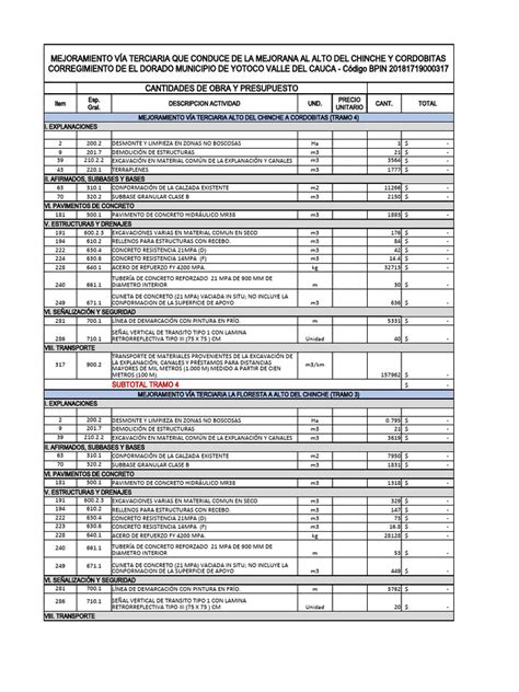 19 Excel Presupuesto Pdf Edificio Materiales De Construcción