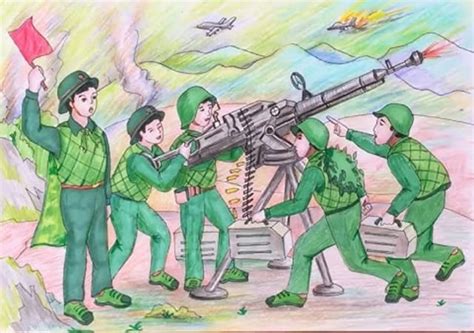 Mẫu Vẽ Tranh Chiến Thắng Điện Biên Phủ đẹp đơn Giản Dành Cho Học Sinh
