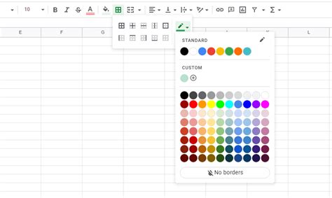How Do You Add A Cell Border In Google Sheets