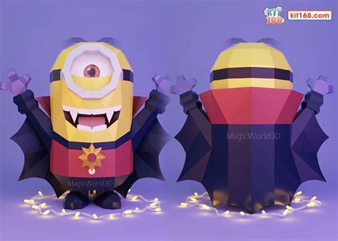 Vampire Minion Halloween Kit168 Shop Đồ Chơi Mô Hình Giấy Papercraft Toy