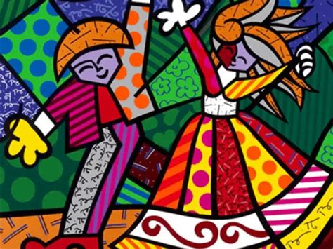 Romero Britto E O Estilo Pop Art Brasileiro Céu Galeria