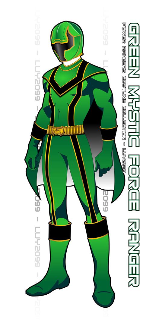 Mystic Force Green Ranger By Luy2099 On Deviantart