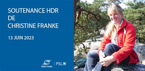 Soutenance Dhdr De Christine Franke Centre De Géosciences