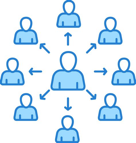 User Connection Or Networking Icon In Blue Color 24958187 Vector Art At Vecteezy