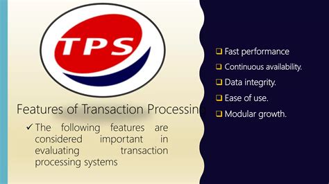Transaction Processing TP Enterprise Resource Planning ERP PPTX