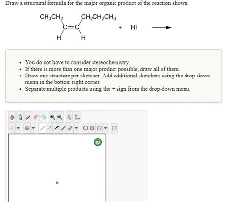 (Solved) - Draw A Structural Formula For The Major Organic Product Of The... (1 Answer ...