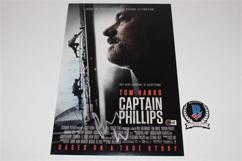 Paul Greengrass Signed Captain Phillips 12x18 Movie Poster Beckett