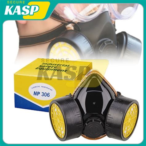 Np306 High Quality Dual Filter Respirator Chemical Gas Mask Dust Masks