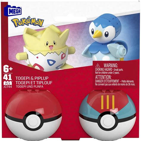 Mega Pokemon Pokeball Σετ Των 2 Pokemon Togepi And Piplup Pokemon Κατασκευών Hxp11 Jct44