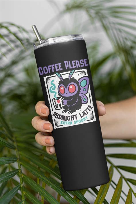 Mothman Stainless Steel Tumbler Weirdcore Cryptid Lover T Etsy
