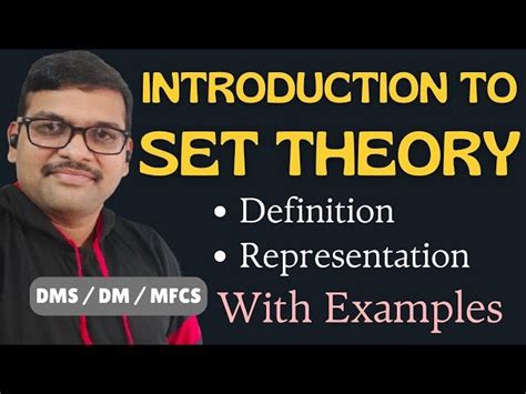 Free Video Introduction To Set Theory In Discrete Mathematics Representation Of Sets Finite