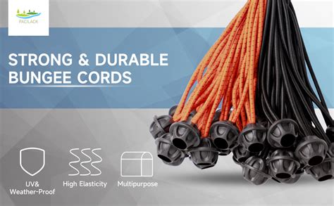 Ball Bungee Cord 6inch 4mm Grade Latex 50pcs Heavy Duty Outdoor High
