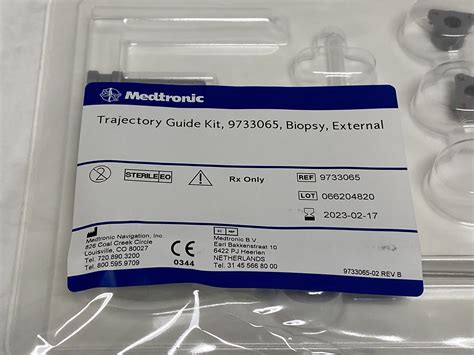 New Medtronic Trajectory Guide Kit 9733065 Exp2023 02 B34 9733065