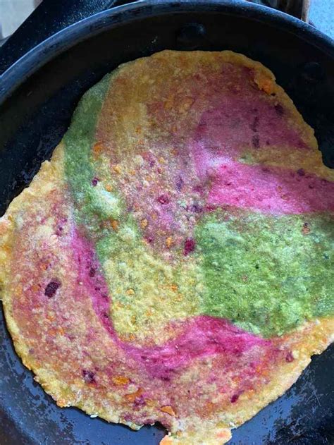 Unique Rainbow Chapati Recipe With Carrot Spinach And Beetroot Delishably