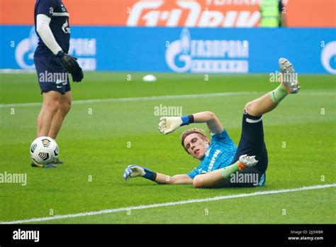 Daniil Odoevskiy No 71 Of Zenit Seen In Action During The Russian