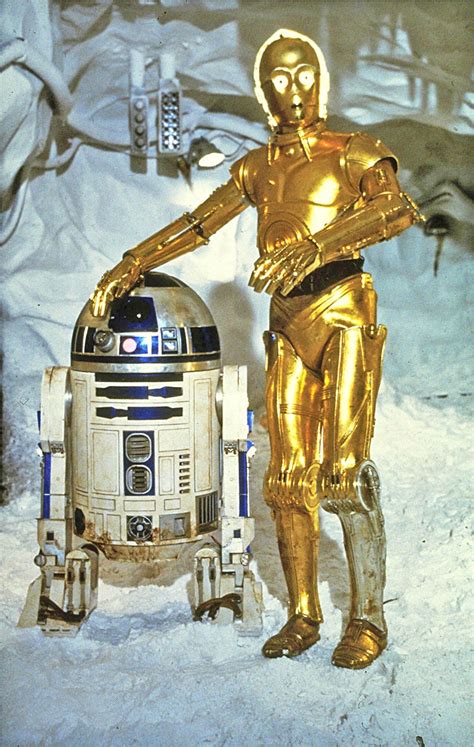 R2 D2 With C3p0 On Hoth From Star Wars The Empire Strikes Back Star