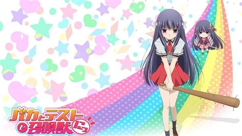 Hd Wallpaper Baka To Test To Shoukanjuu Multi Colored Celebration