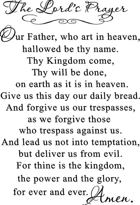 The Lords Prayer Free Printable Rossy Printable