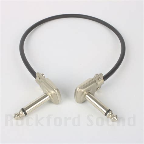 Mogami W2314 Patch Cable 1 4 Right Angle To Right Angle Squareplug Nickel Rockford Sound