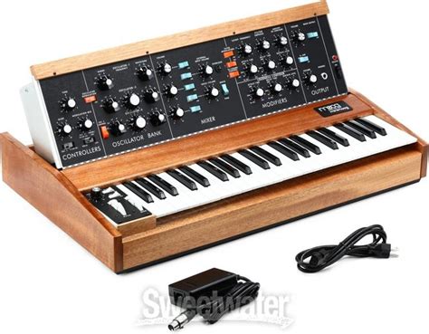 Moog Minimoog Model D Analog Synthesizer Mahogany Sweetwater