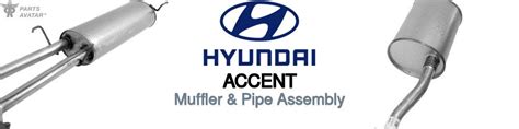 Hyundai Accent Muffler And Pipe Assemblies