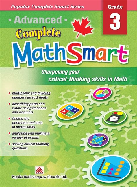 Advanced Complete Mathsmart Grade 3 Advance In Math And Build Critical Thinking Skills Book By