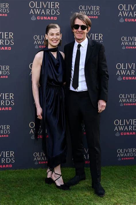 Rosamund Pike 47 And Partner Robie Uniacke 65 Look So In Love