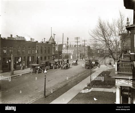 Delmar Looking West To Taylor Jitney Busses Outside Cafferatas Café Photograph Ca 1915